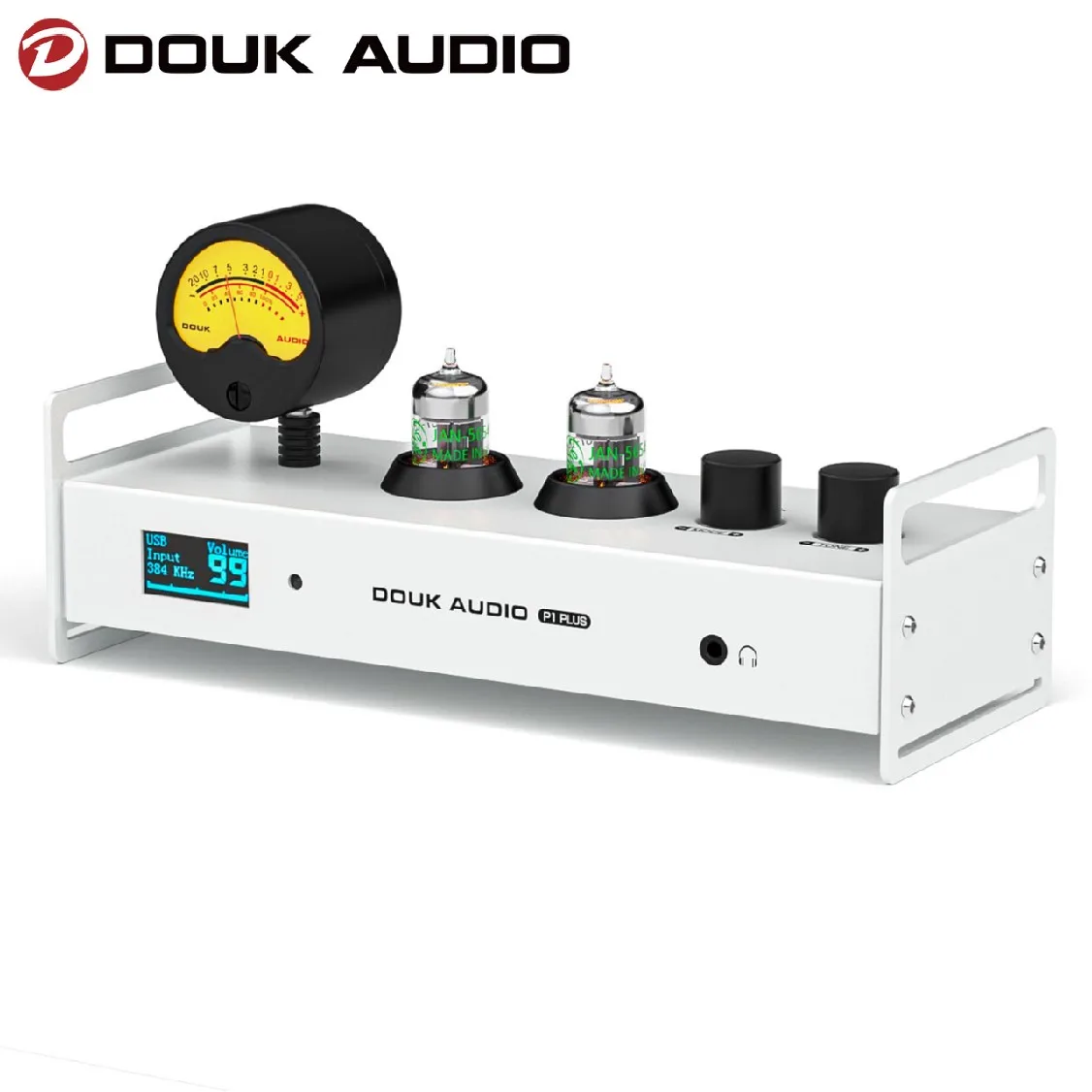 2025 대박 Douk Audio P1PLUS Bluetooth 튜브 프리앰프 USB DAC 헤드폰 앰프(VU 미터 지원 ...